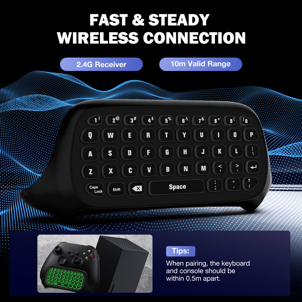 MoKo RGB Backlight Keyboard for Xbox One Controller, Xbox Series X/S ...