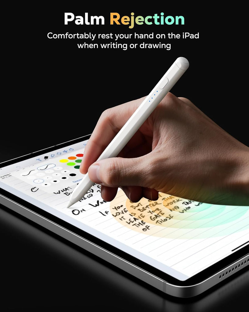 MoKo Pencil for iPad (A16) 11th 10th Gen, USB-C Fast Charge for Apple ...