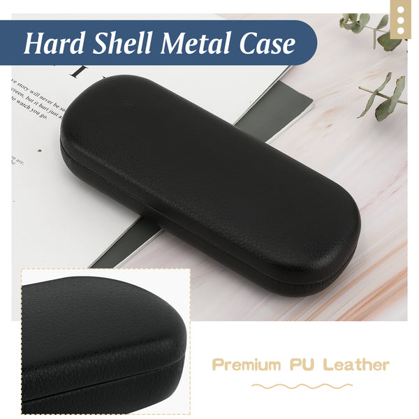 MoKo Hard Shell Eyeglasses Case, Portable Glasses Case Eyeglass Holder ...