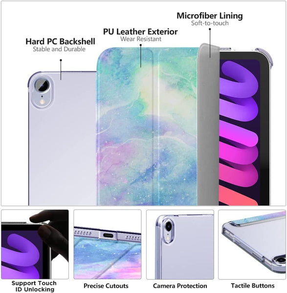 MoKo Case Fit New iPad Mini 6 2021 (6th Generation, 8.3-inch) - Slim L ...