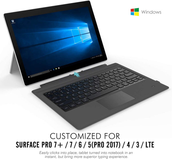 MoKo Type Cover Fit Microsoft Surface Pro 7 Plus/Pro 7/ Pro 6/ Pro 5/P – Mokodirect